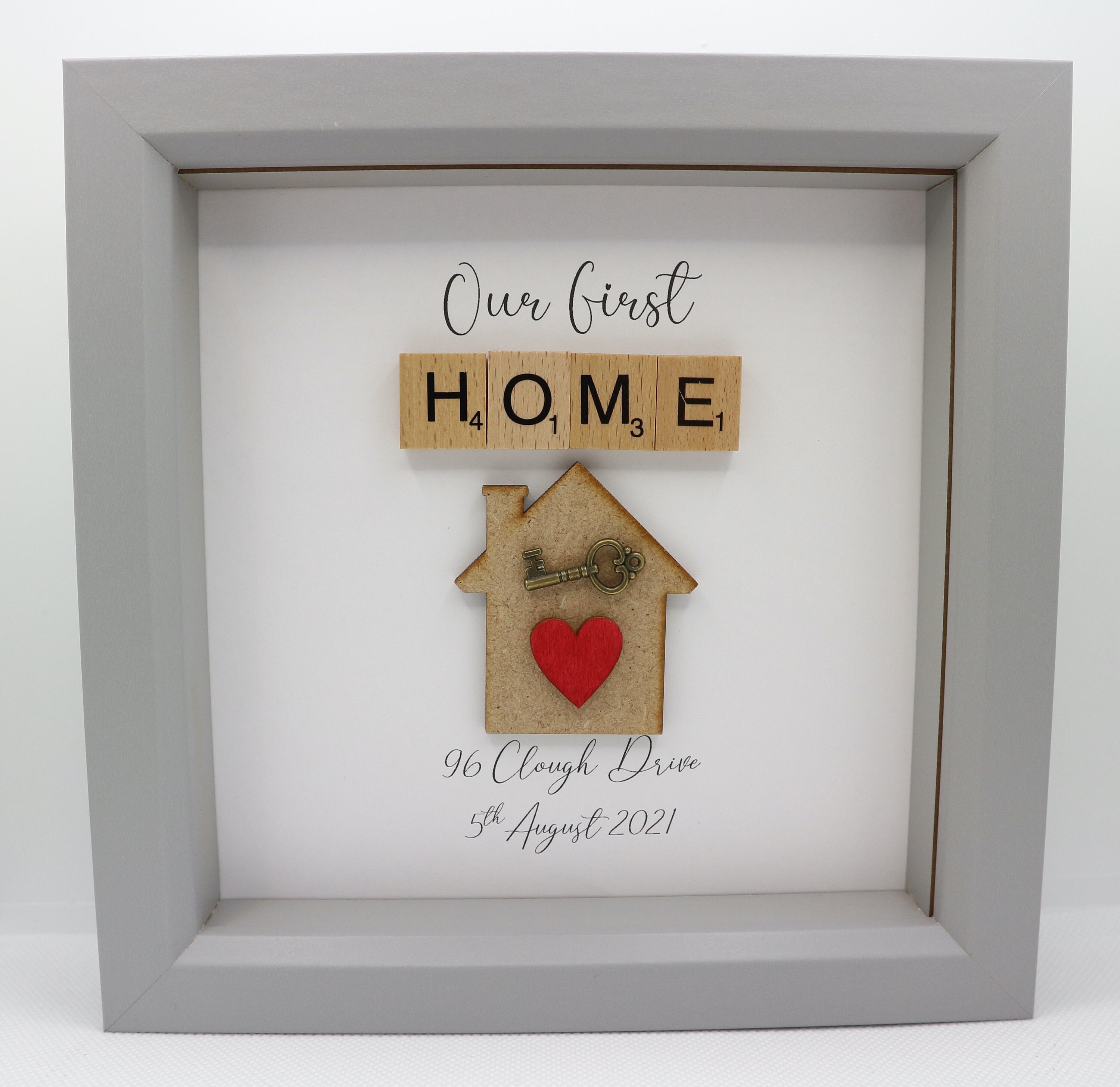 Personalised New Home Frame New Home First Home - Etsy UK