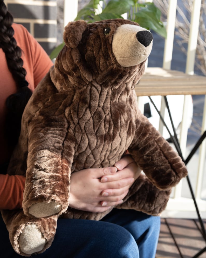 Big Bear Stuffed Animal Sewing Pattern and Instructions - PDF Instant ...