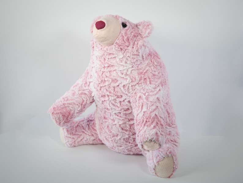 Big Bear Stuffed Animal Sewing Pattern and Instructions - PDF Instant ...
