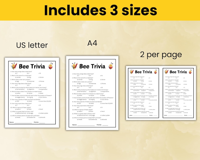 Bee Games Bundle Printable, World Bee Day Activity, Bee Birthday Party ...