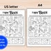 I Spy Printable Activity, Bee I Spy Game, I Spy Printable Coloring ...