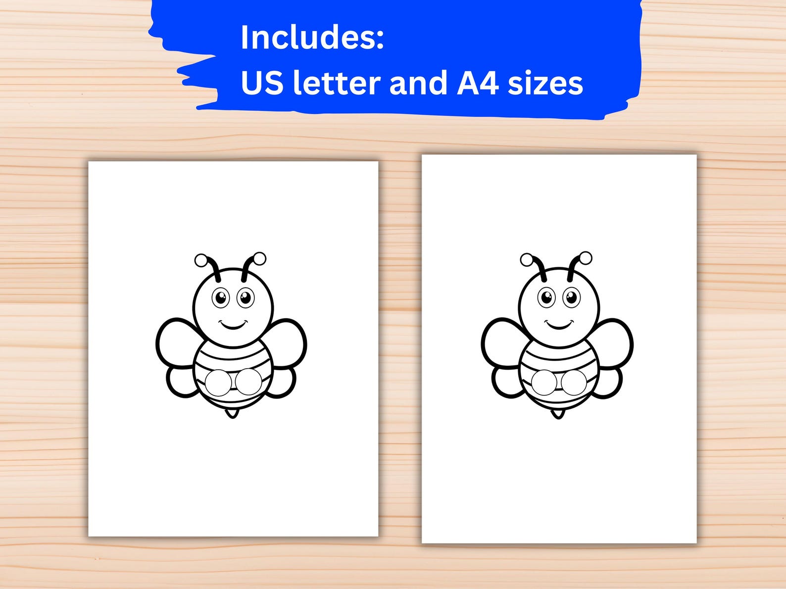 Paper Cut and Color Craft for Kids, Bee Paper Finger Puppet, School ...