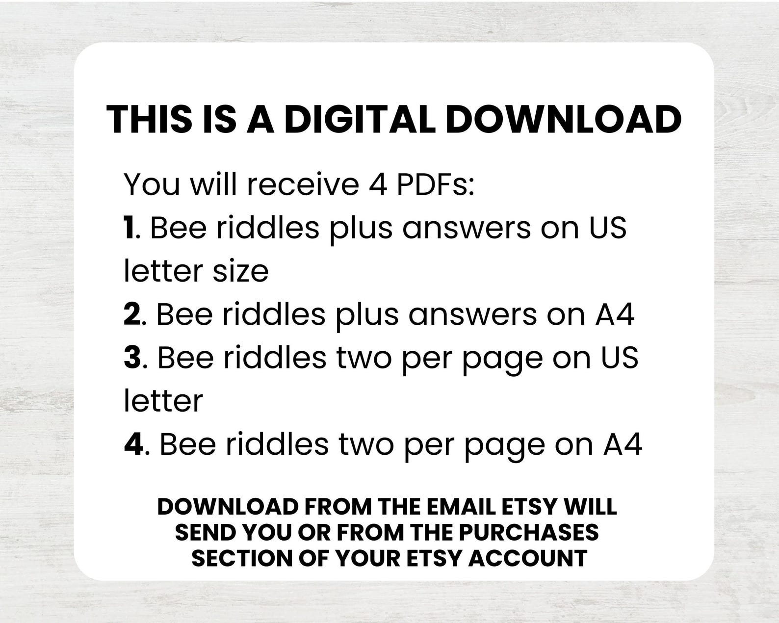 Bee Riddles Game, Printable Honeybee Game for Kids and Adults, Bee Day ...
