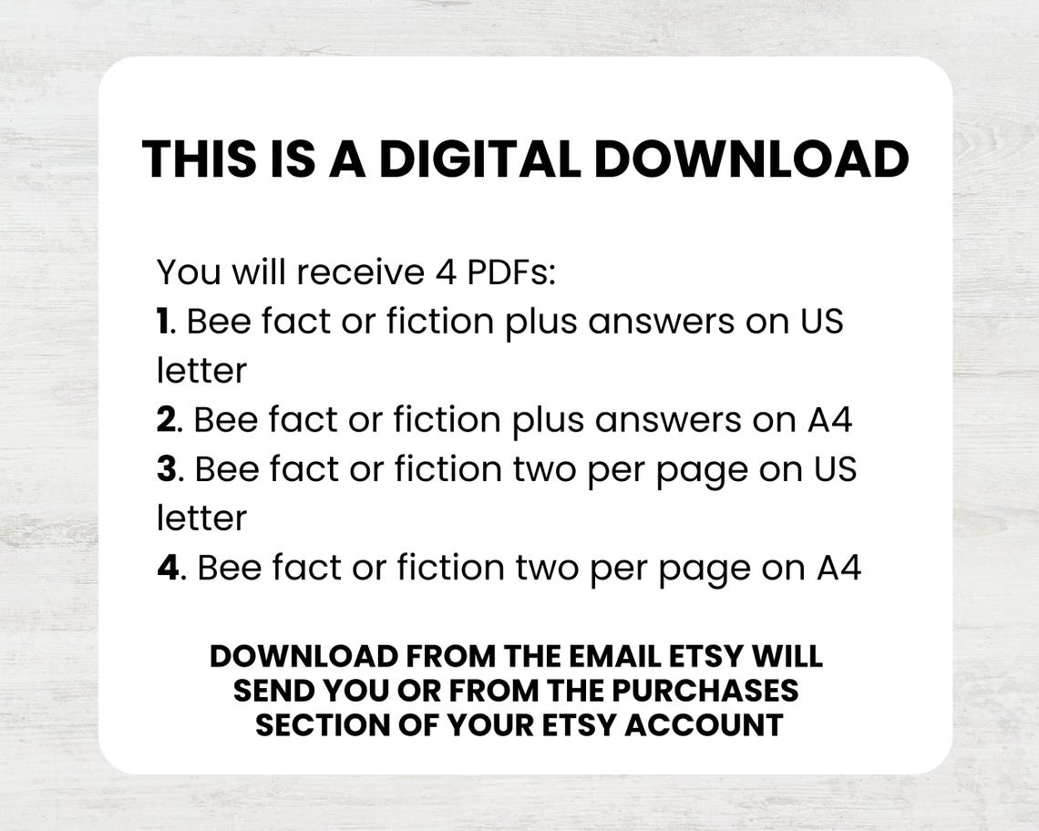 Bee Fact or Fiction Game, Printable Honeybee Game for Kids and Adults ...