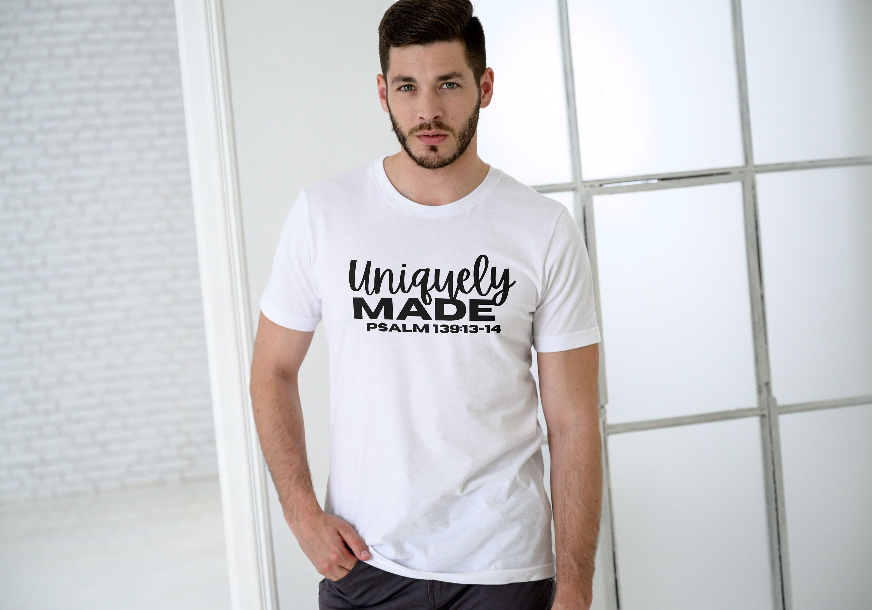 Uniquely Made SVG | Bible Verse | Psalm | Christian Quote | Religious ...