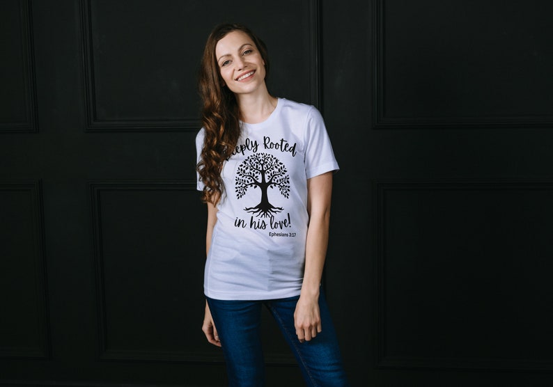 Deeply Rooted SVG | Bible Verse | Ephesians | Christian Quote ...