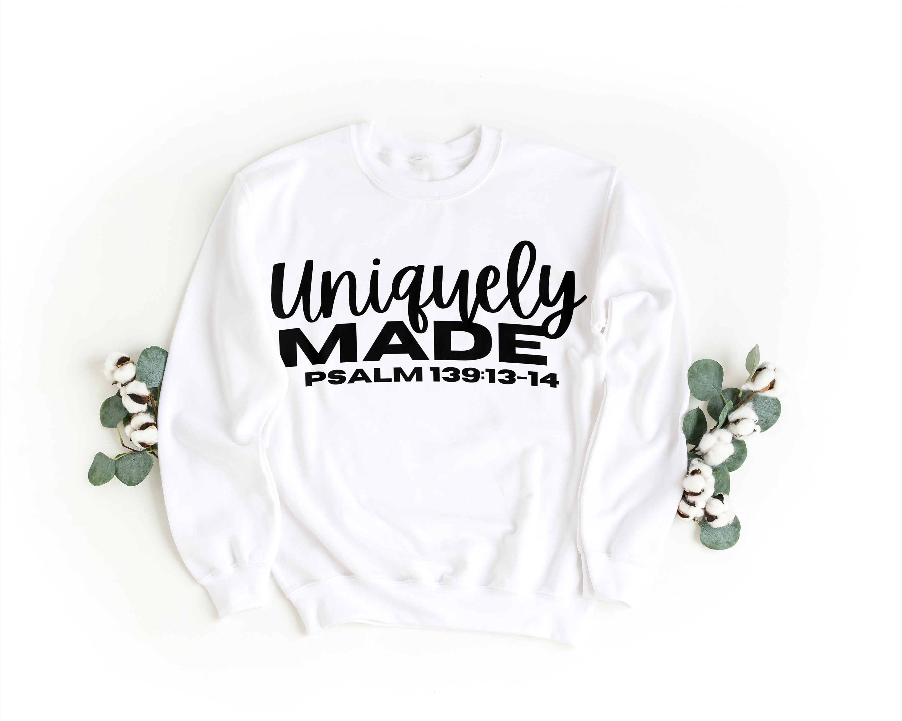 Uniquely Made SVG | Bible Verse | Psalm | Christian Quote | Religious ...