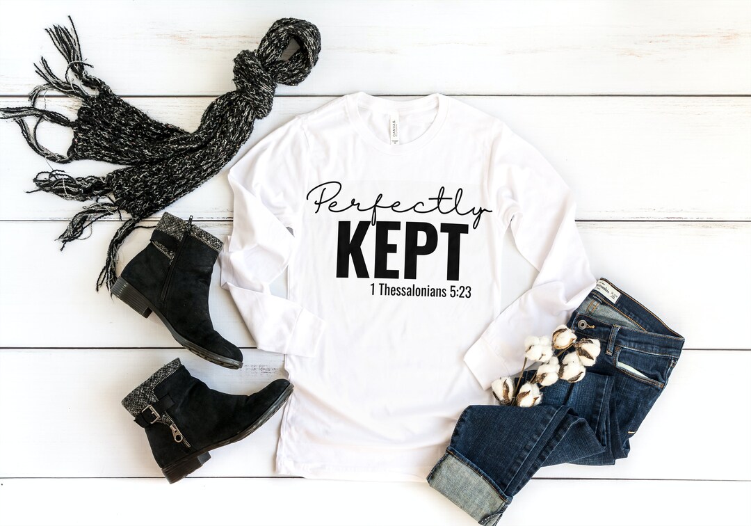 Perfectly Kept SVG | Bible Verse | Thessalonians | Christian Quote ...