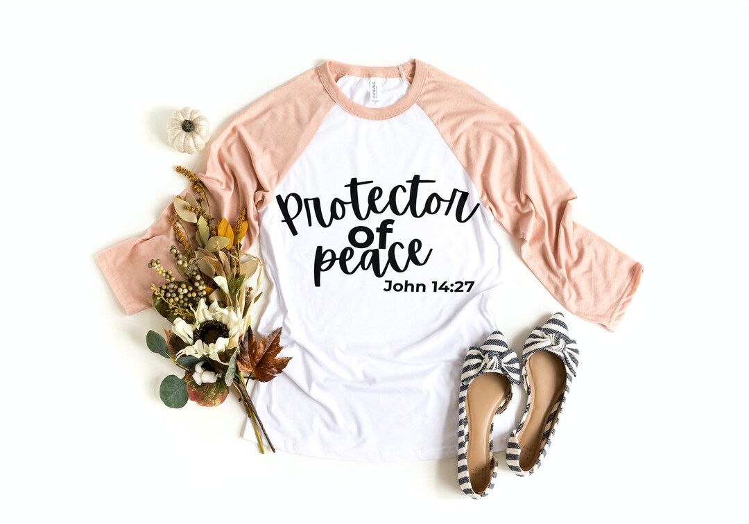Protector of Peace SVG | Bible Verse | John | Christian Quote ...