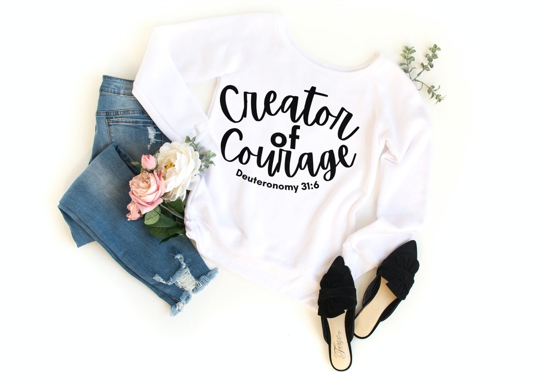 Creator of Courage SVG | Bible Verse | Deuteronomy | Christian Quote ...