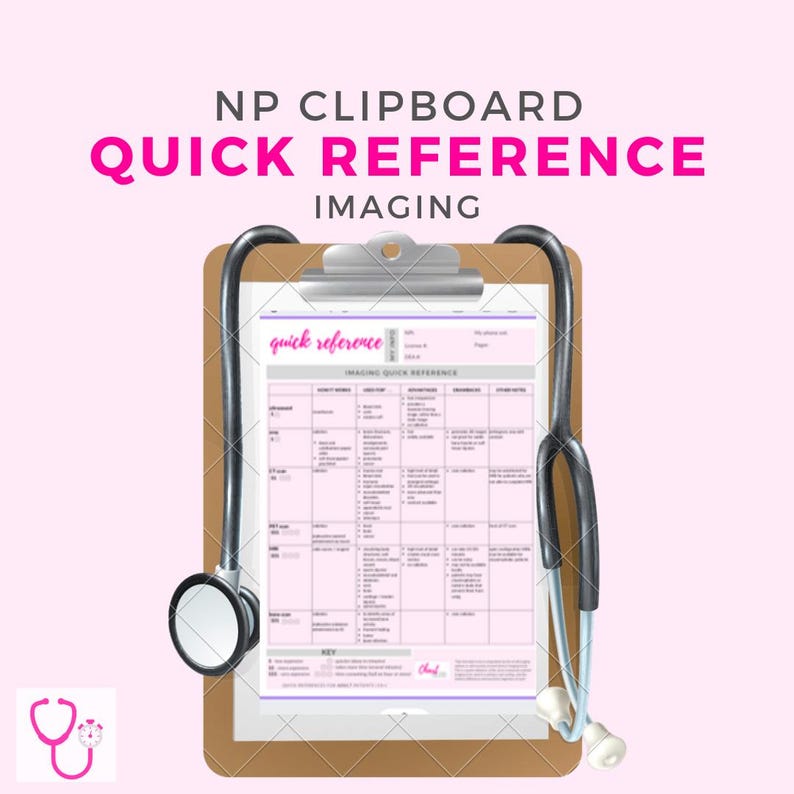 Nurse Practitioner | Red Flags, Derm, Imaging, Charting + MORE - Clinical Clipboard Quick ...