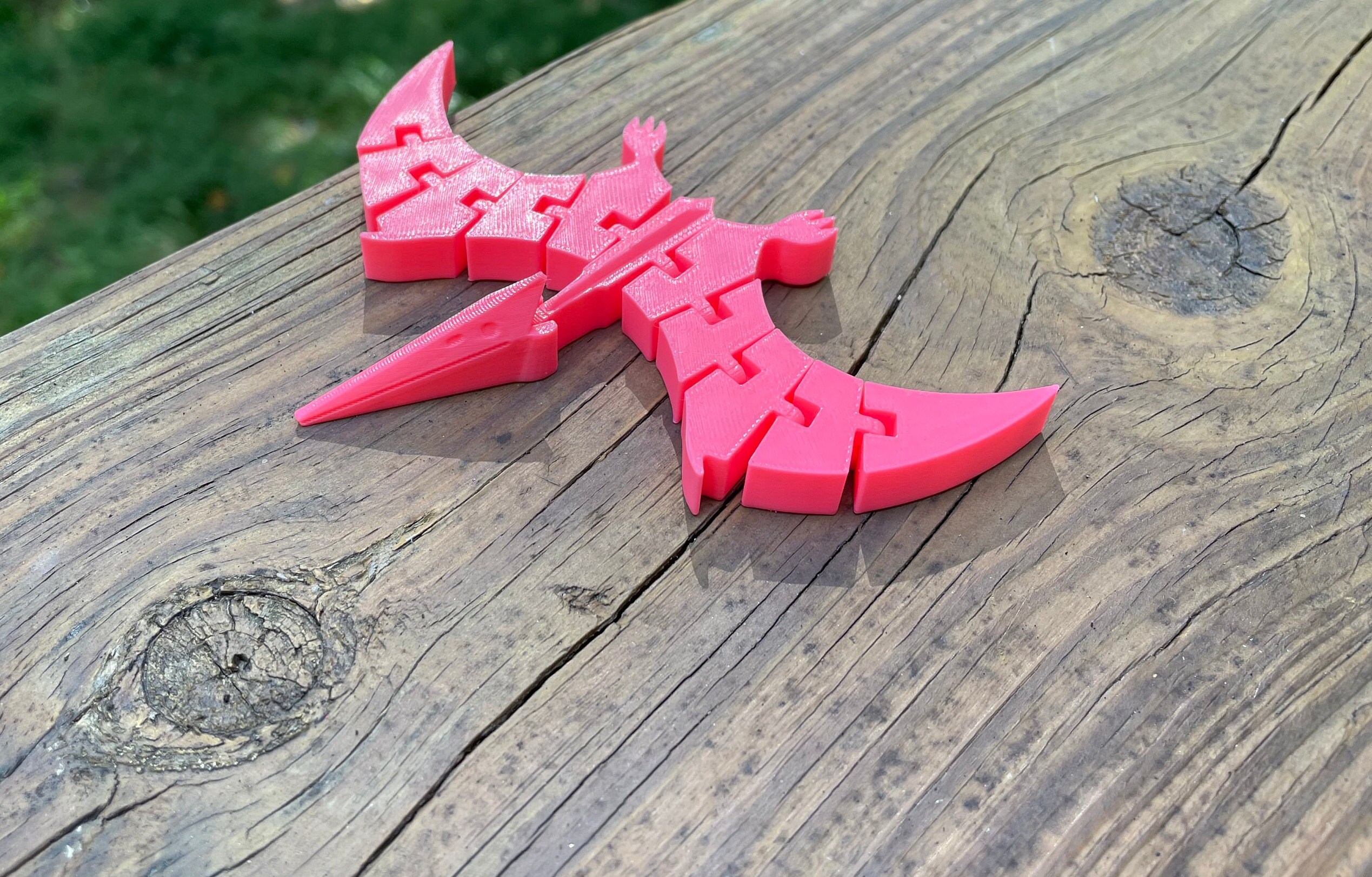 Flexi Pterodactyl 3D Printed Dinosaur Dino ADHD Fidgit - Etsy