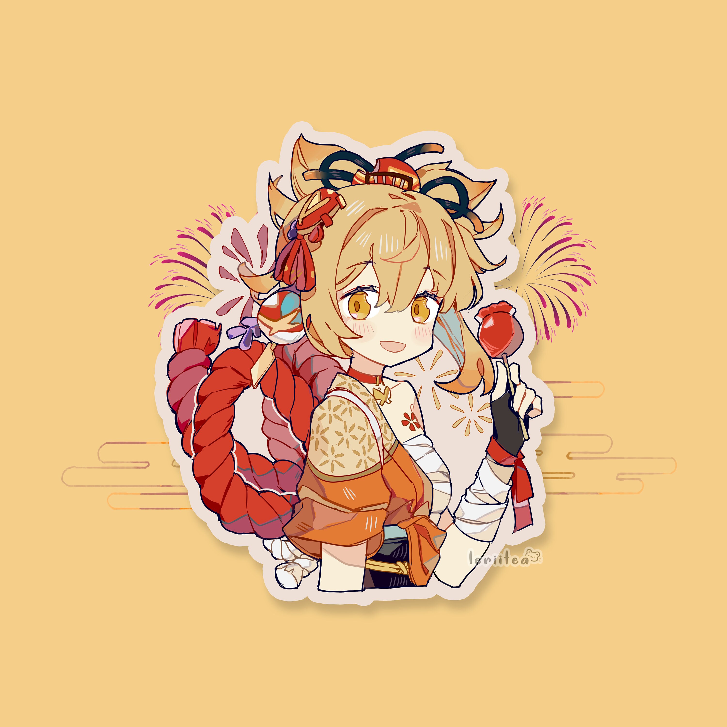 Inazuma Sticker Baal Sara Ayaka Yoimiya | Etsy