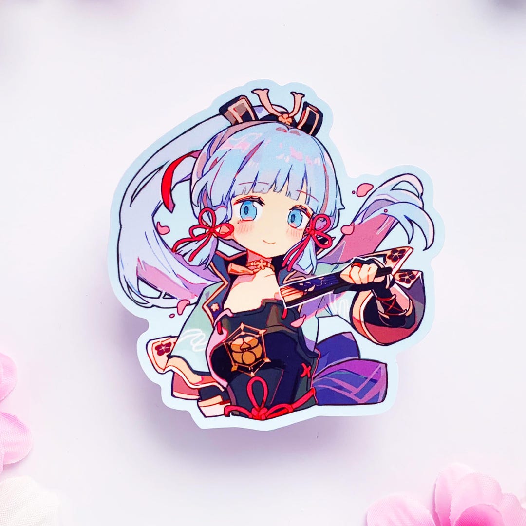 Ayaka - Genshin Impact - 3" Vinyl Sticker - Waterproof - Etsy