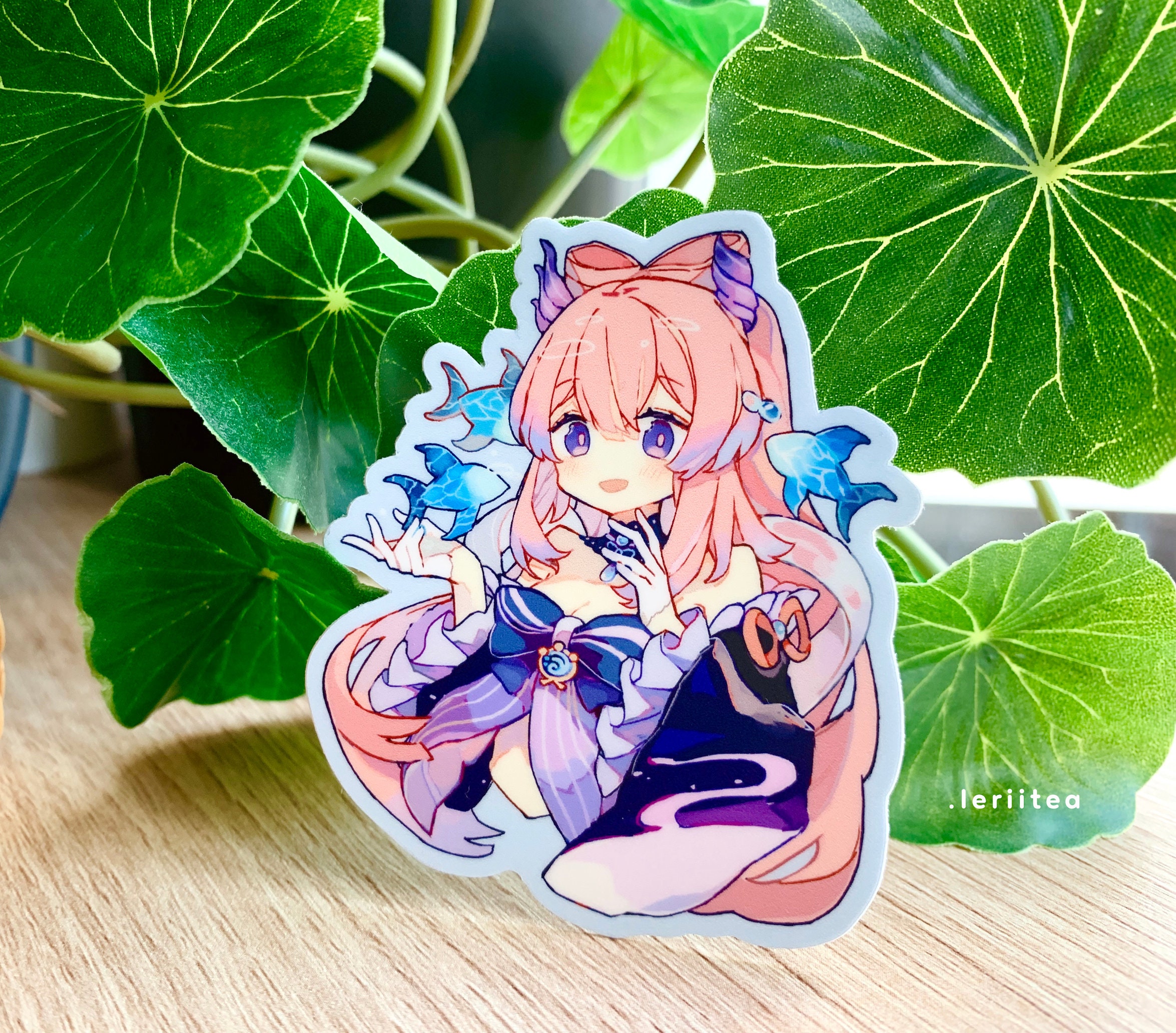 Kokomi Genshin Impact Vinyl Sticker - Etsy