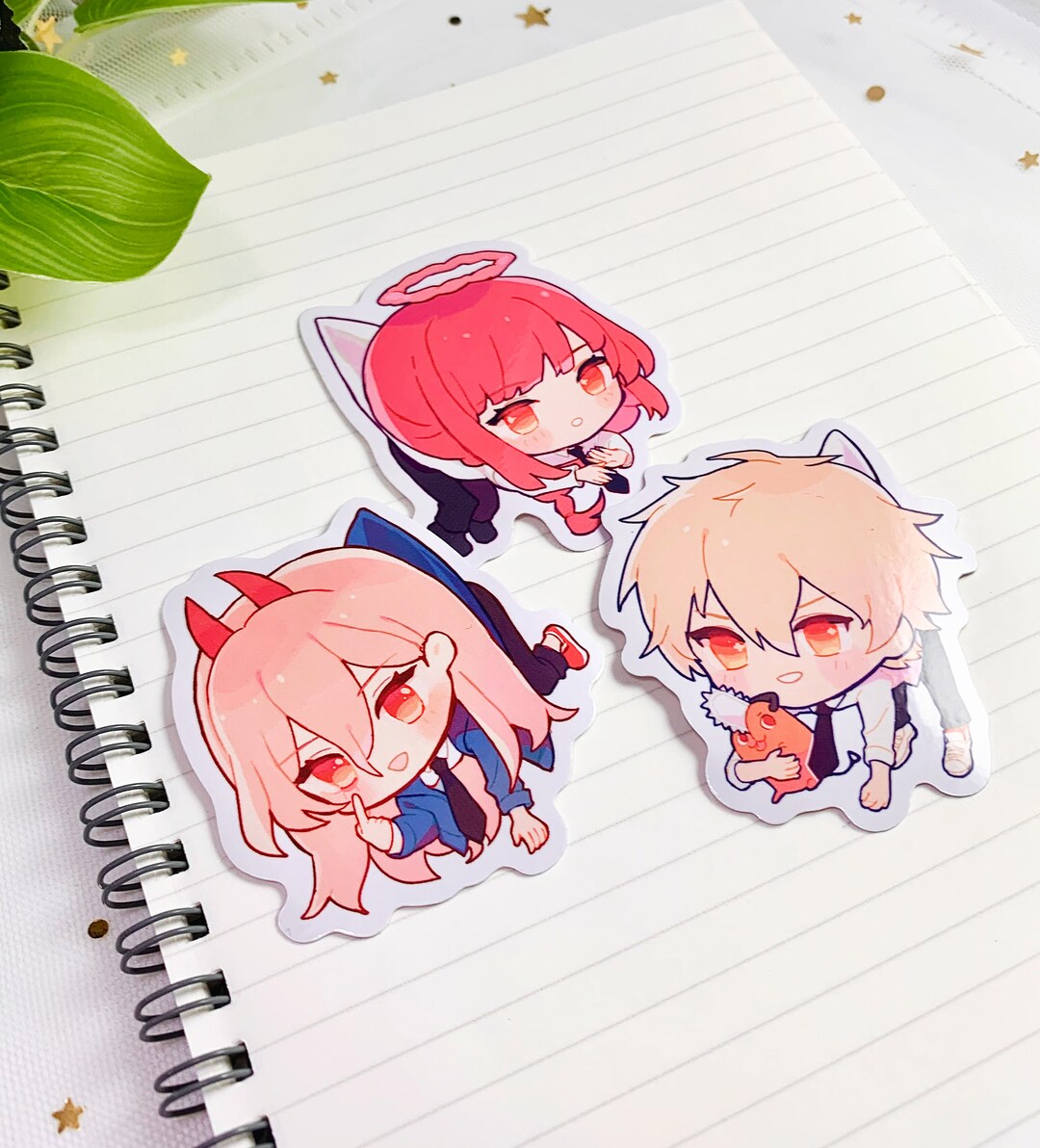CSM Devil Anime Fan Art Series Sticker Pack - Etsy