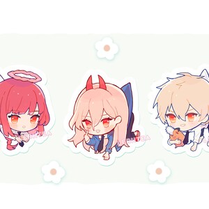 CSM Devil Anime Fan Art Series Sticker Pack - Etsy