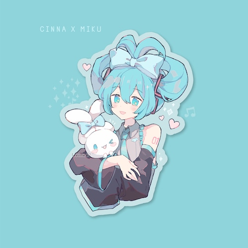 Biblically Accurate Miku Vinyl Sticker - Etsy Australia