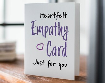 Difficult Time Card - Etsy