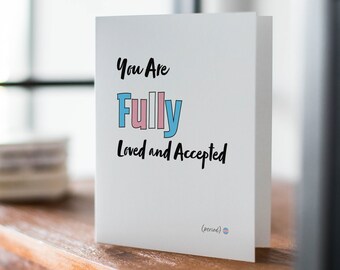 Trans Greeting Card - Etsy