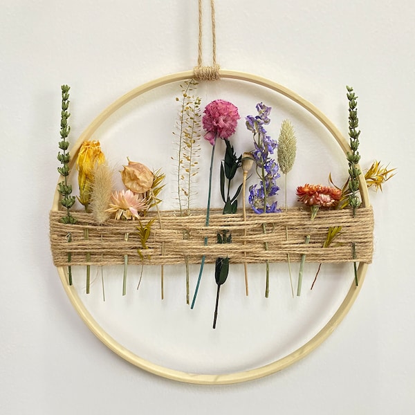 Dried Flower Wall Hanging Garland - Etsy