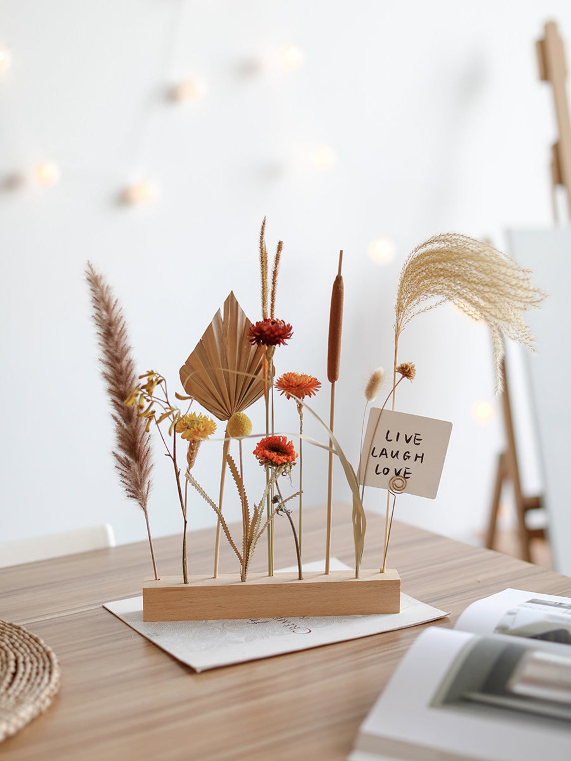 Dried Flower Bar, Wildflower Decor, Dried Flower Arrangement, Weddinng ...