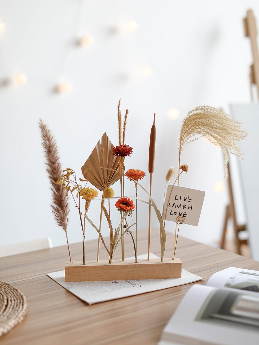 Dried Flower Bar, Wildflower Decor, Dried Flower Arrangement, Weddinng ...