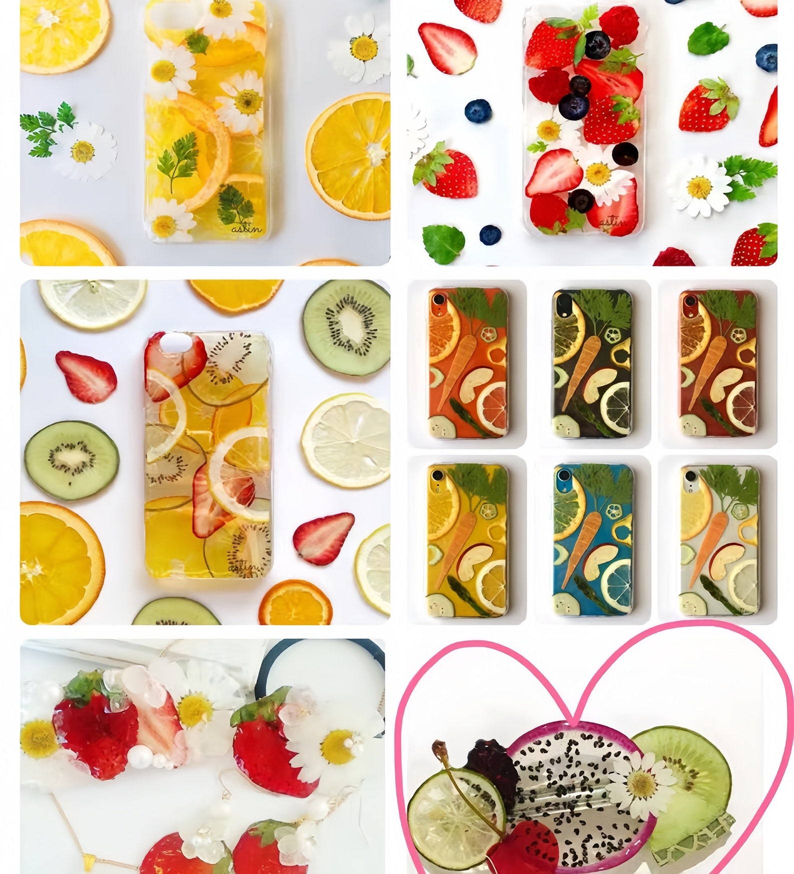 Pressed Fruits Collection - Etsy