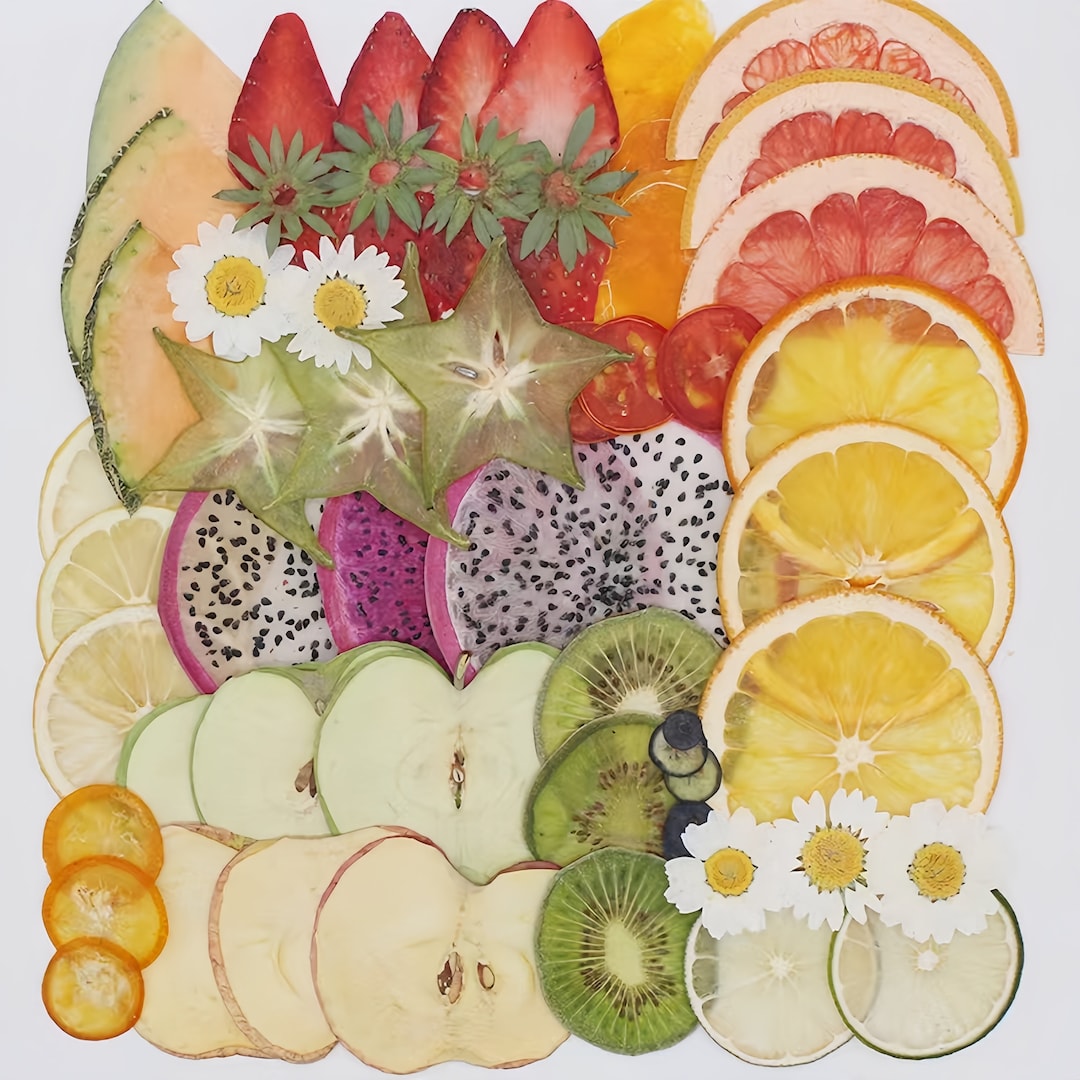 Pressed Fruits Collection - Etsy