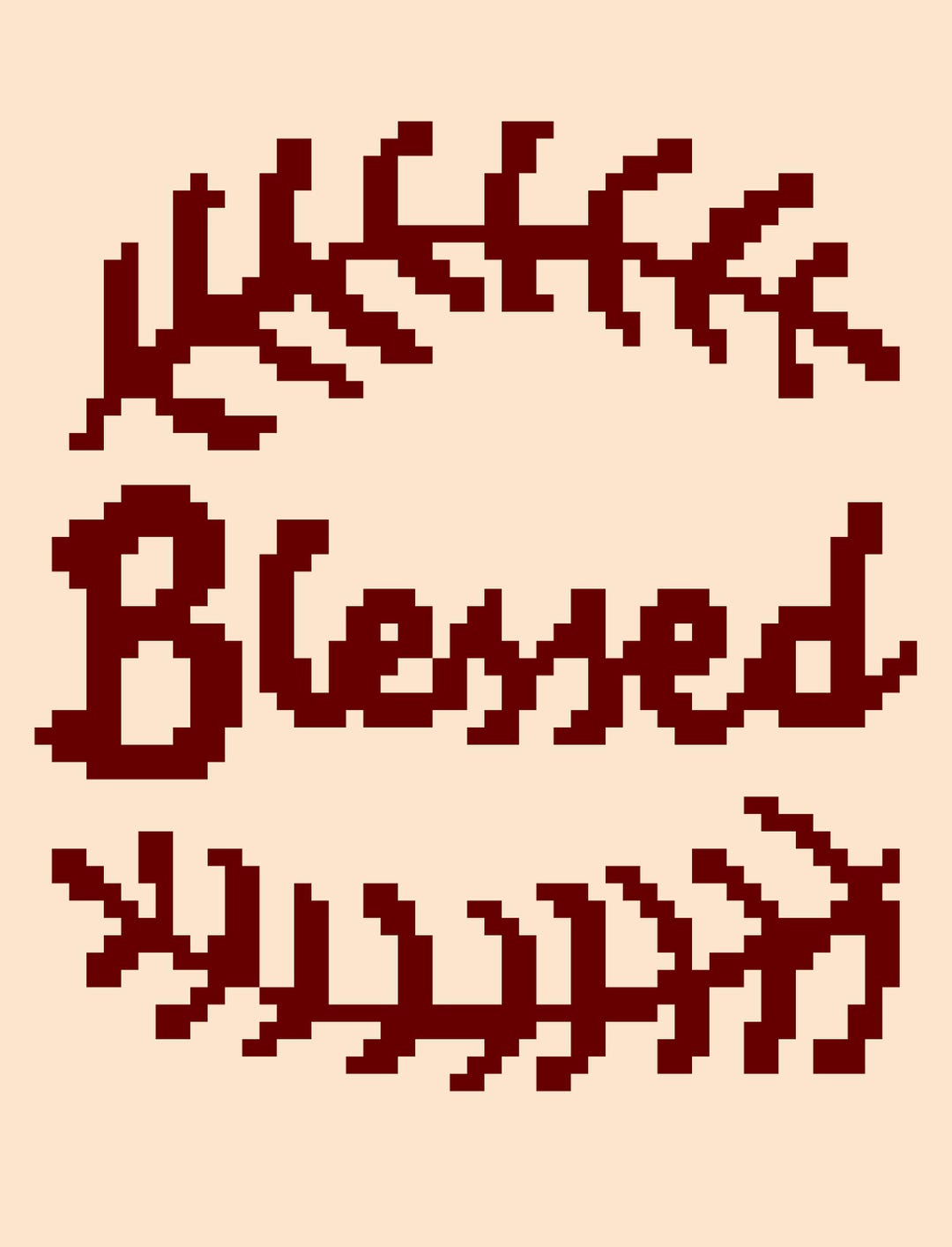 Blessed Digital Pattern for Finger Hand Knitting / Chunky Blanket Throw ...