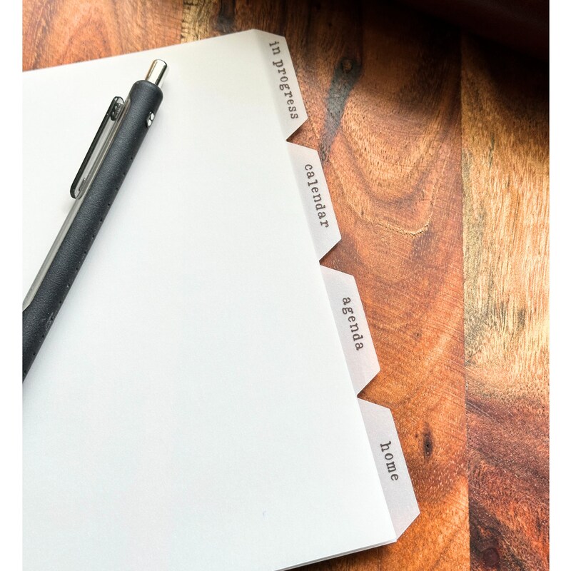 Planner Dividers - Etsy