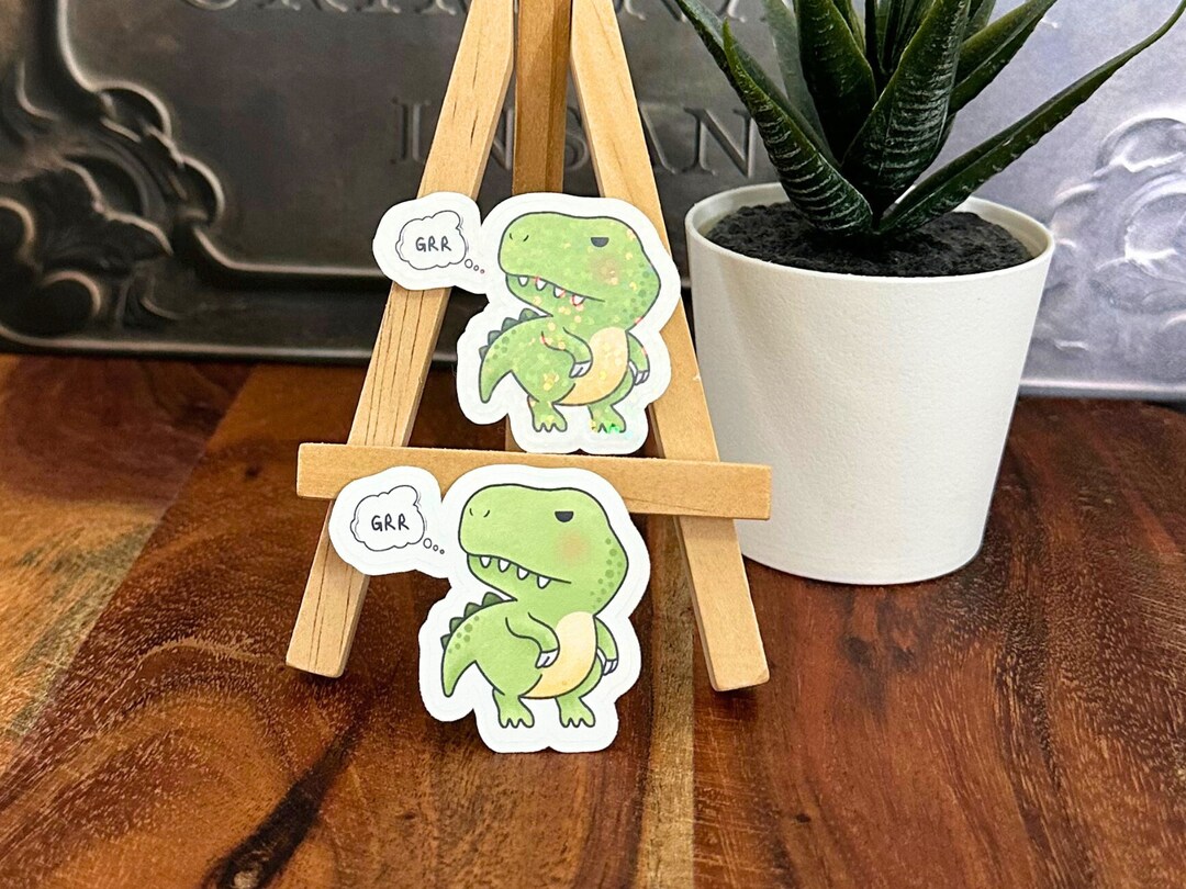 T-REX Dinosaur Sticker - Etsy