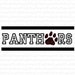 Panthers With Paw PNG, SVG - Etsy