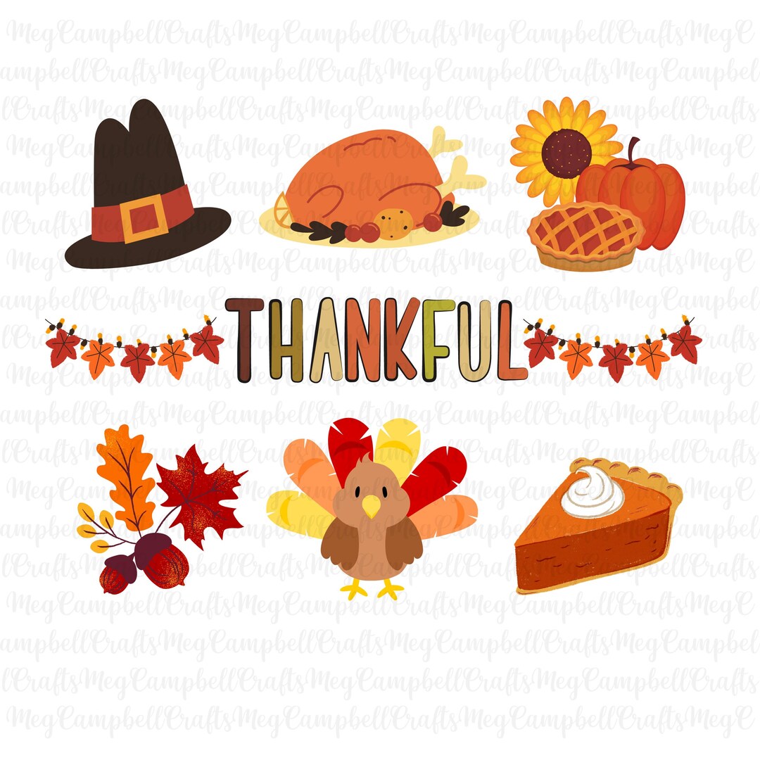 Thanksgiving Thankful Design PNG, Thanksgiving Design, Cute ...