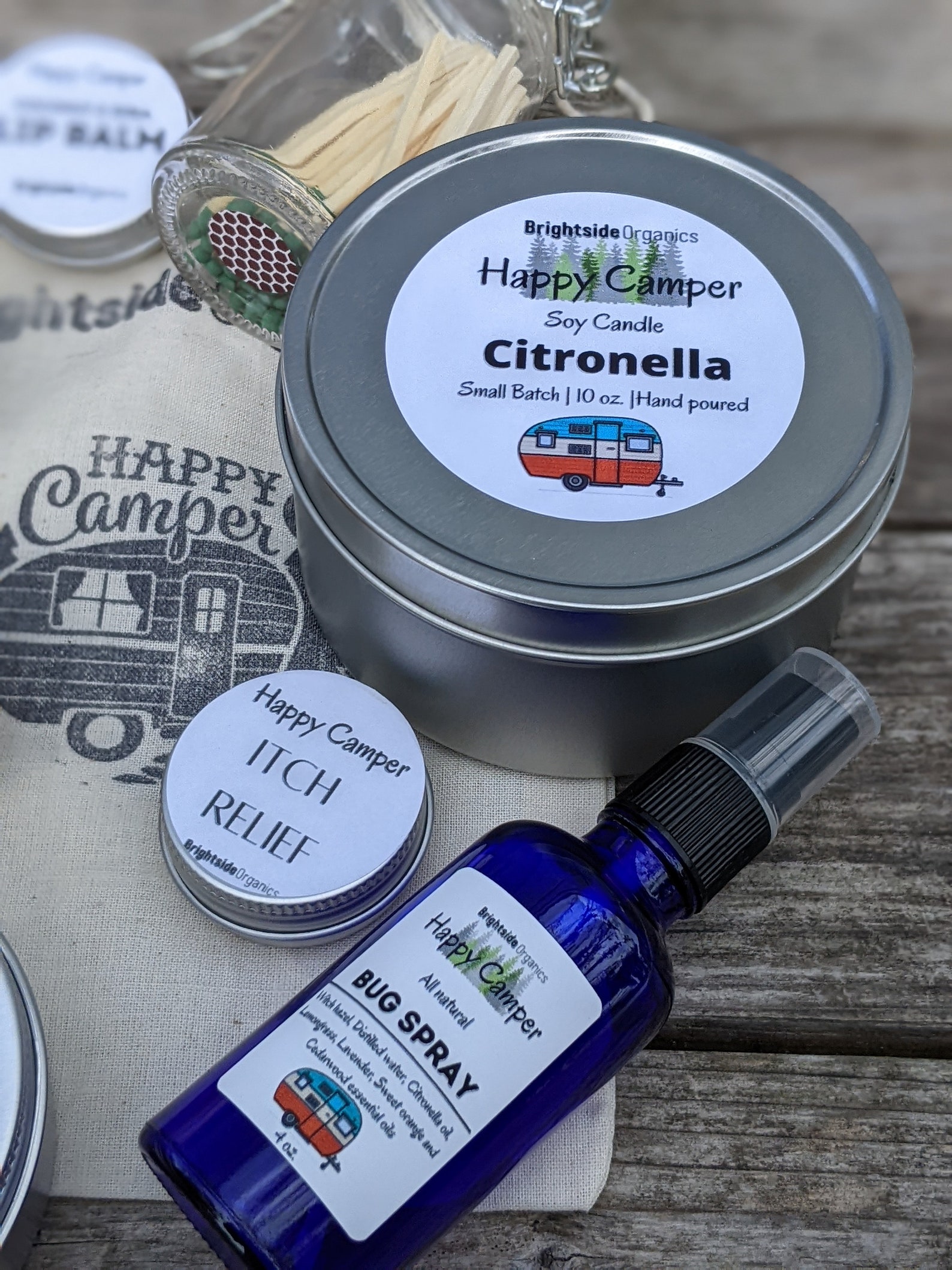 Happy Camper Go Bag Camping Kitchen Essentials Camping | Etsy