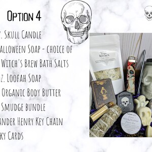 Goth Girl Gift | Skull Candle Gift Box | Halloween Pamper Hamper ...