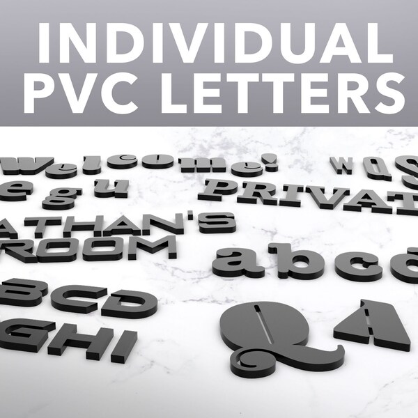 Individual Letters - Etsy
