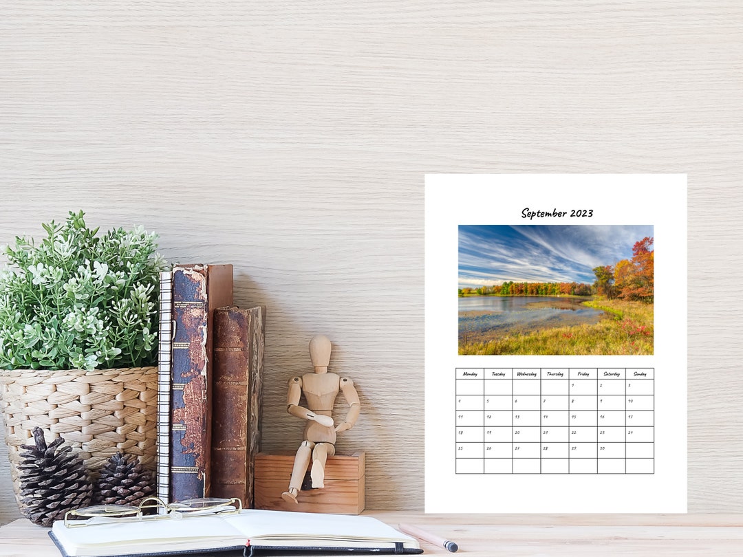 Blank 2023 Calendar Template - Downloadable and Printable - Etsy