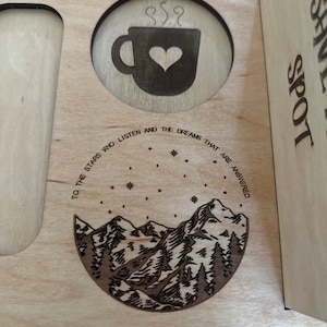 Book Nook Book Holder Wooden Book Stand Personalized Gift - Etsy