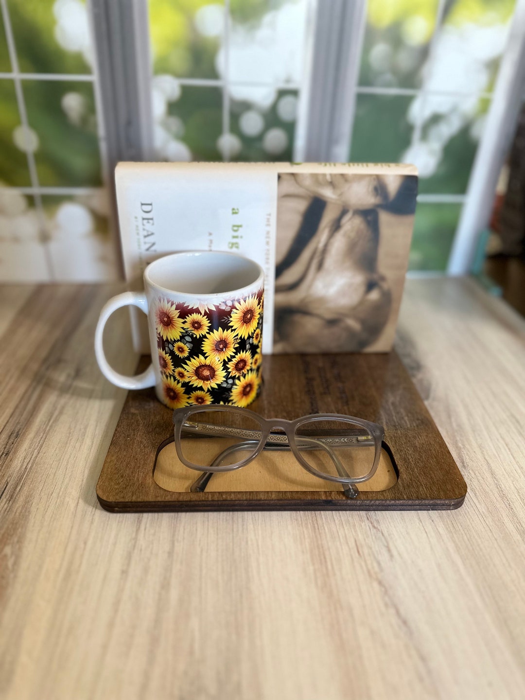 Book Nook, Book Holder, Wooden Book Stand, Personalized, Gift for ...