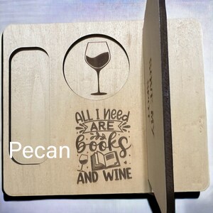 Book Nook, Book Holder, Wooden Book Stand, Personalized, Gift for ...