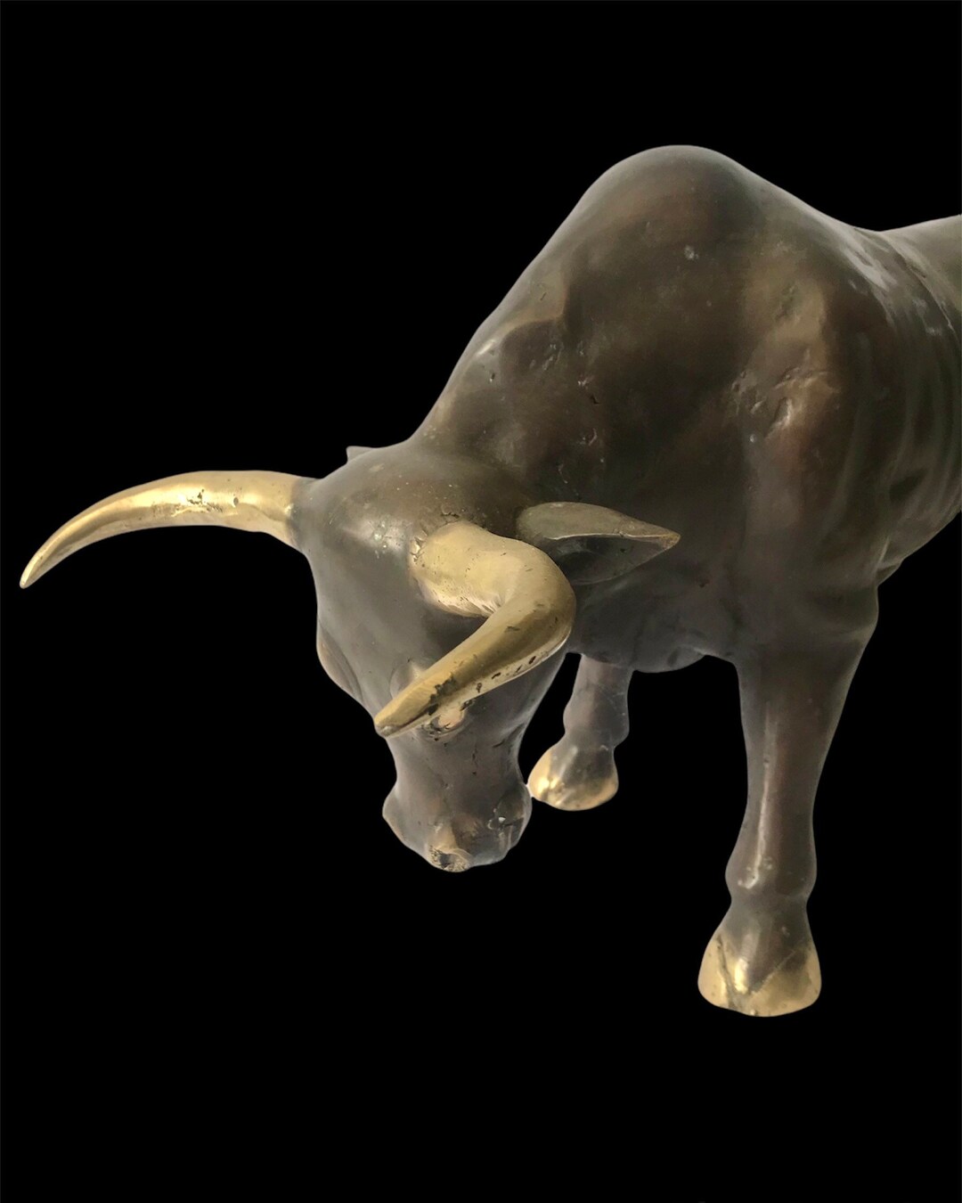 Bronze Bull Statue, Bull Sculpture, Animal Lover, Unique Animal Statue ...