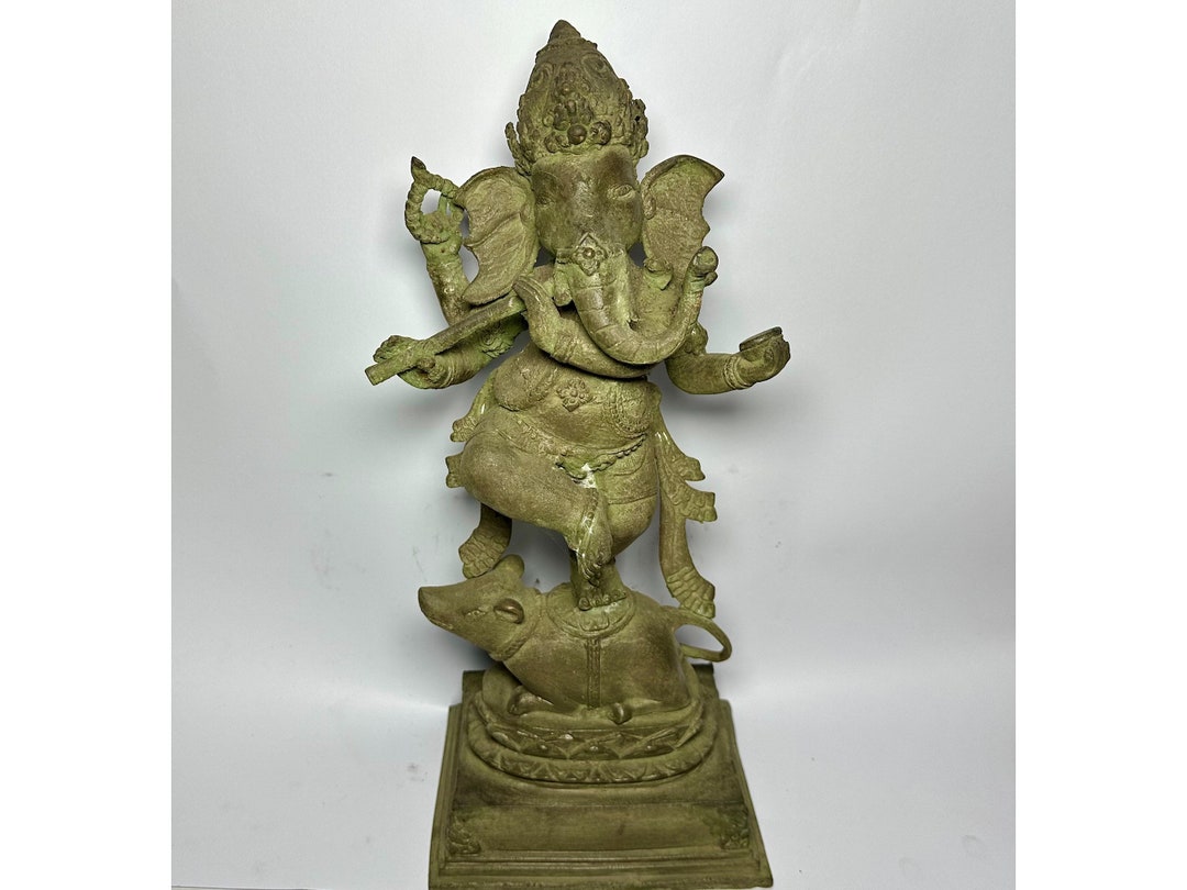 Ganesha Bronze Statue, Hinduism God, Ganesha Sculpture, Elephant God ...