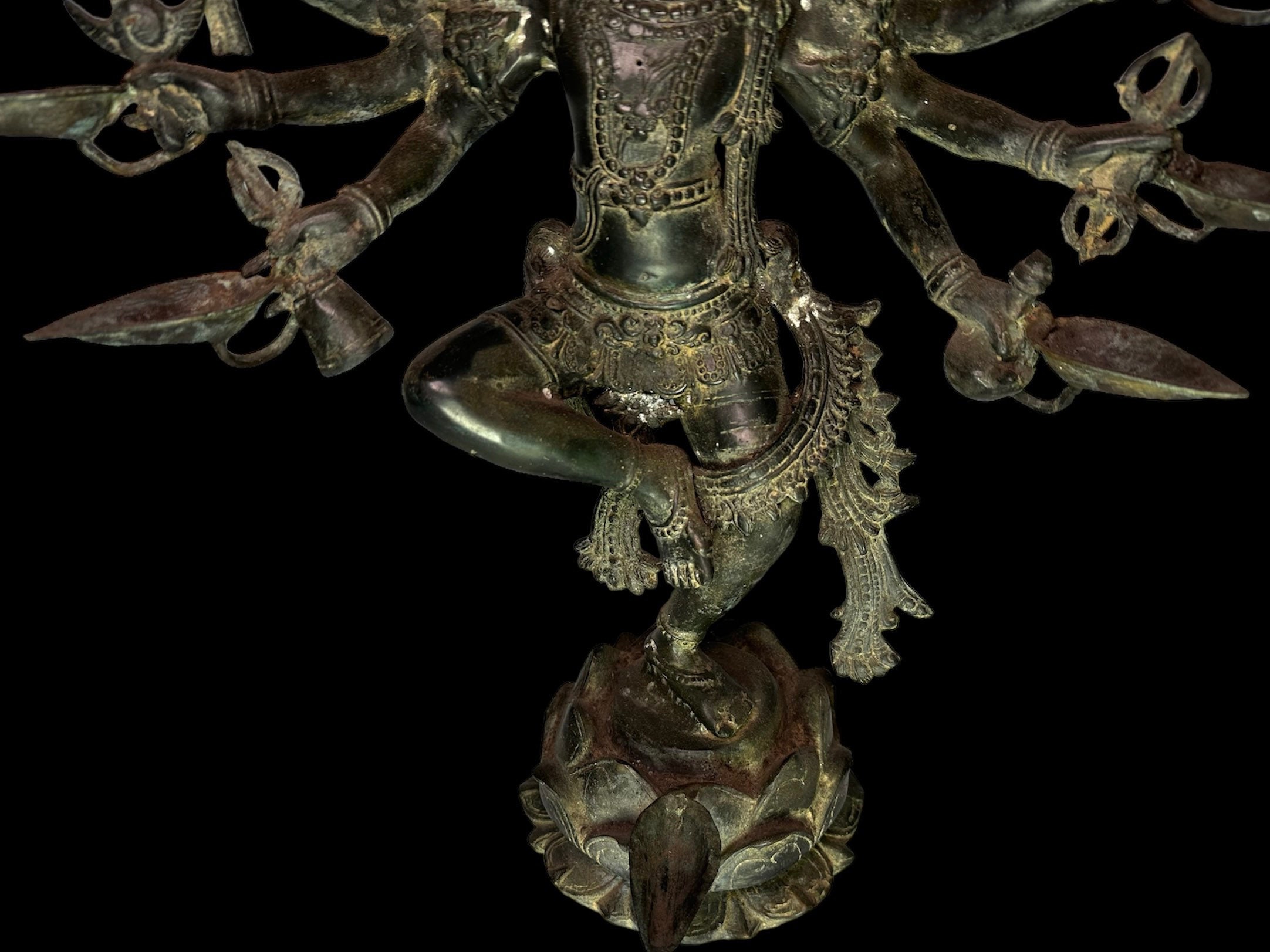 18.1 INCH Kaliya Krihna Bronze Statue, Bronze Krishna Statue, Handmade ...