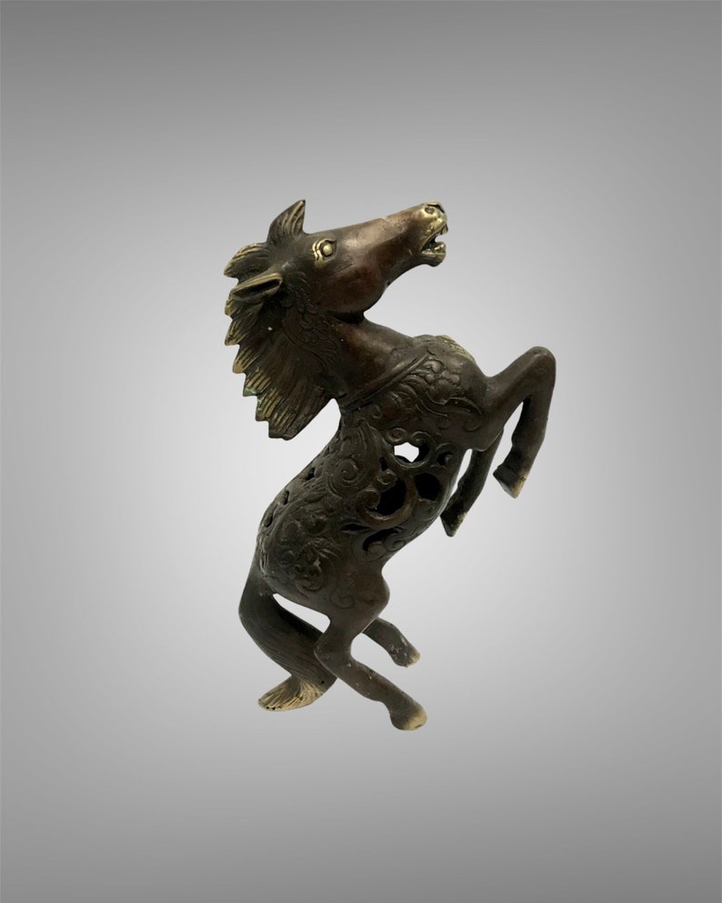 7.9 INCH Prancing Horse, Animal Figurines, Animal Lovers, Art Deco ...