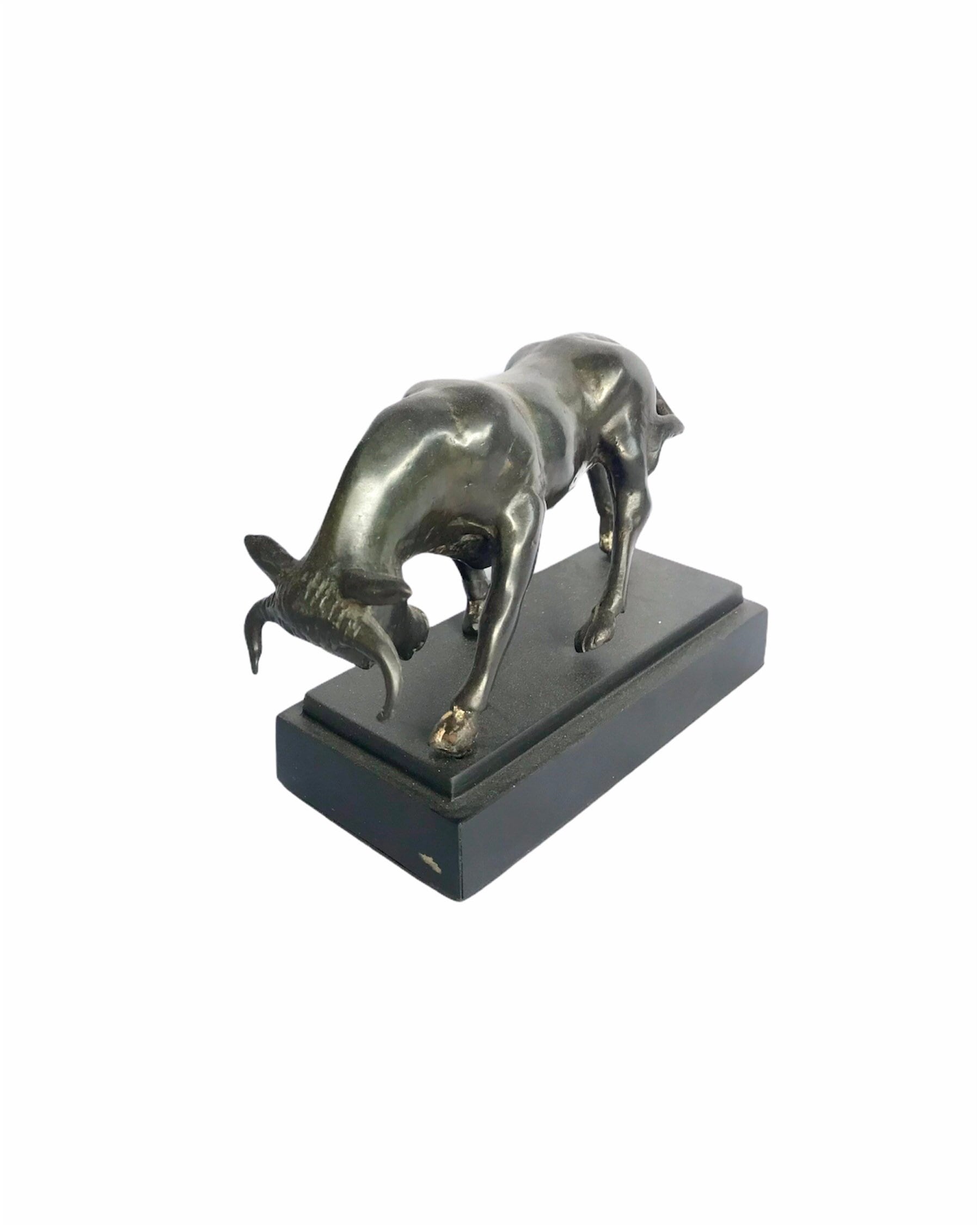 Bronze Bull Figure, Bull Statue, Animal Lover. Unique Animal Statue ...