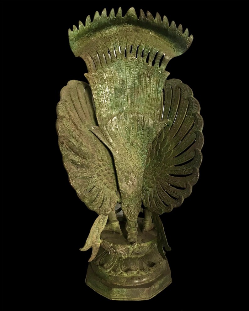 29 INCH Bronze Garuda Vishnu, Hindu God, Vishnu Sculpture, Rare Item ...