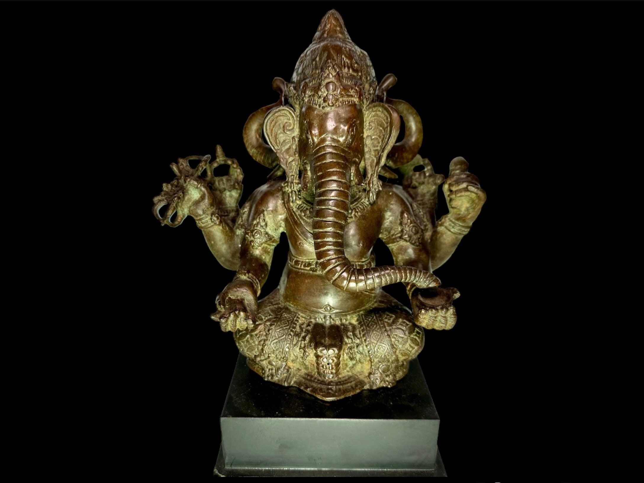 Ganesha Bronze Statue, Hinduism God, Ganesha Sculpture, Elephant God ...