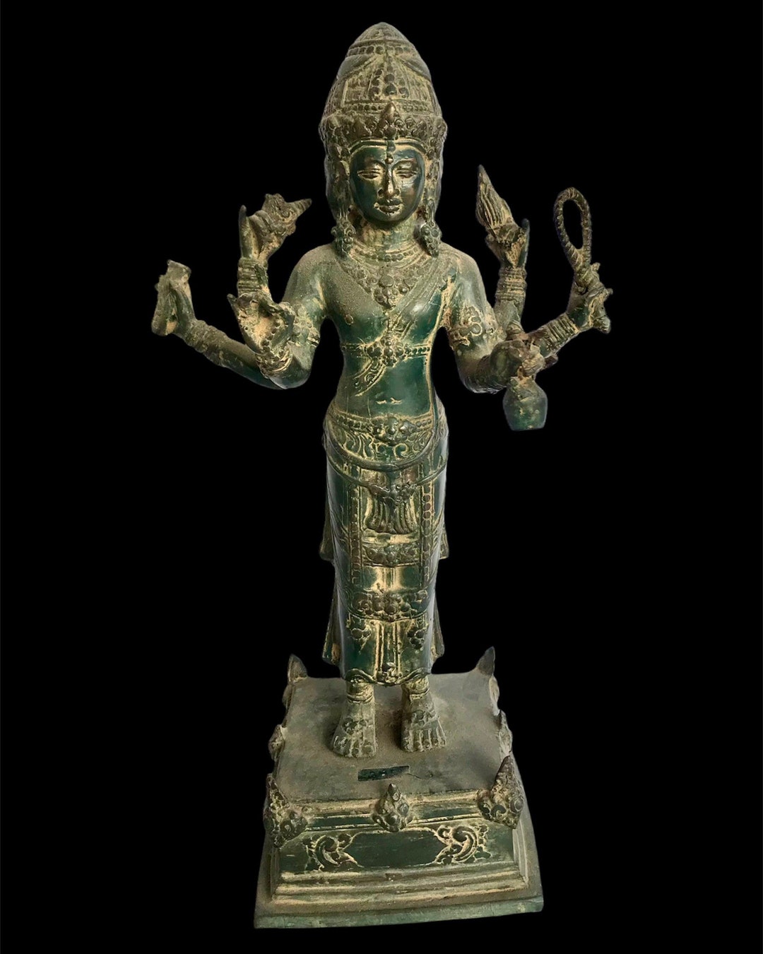 Bronze Brahma, Bronze Brahma, Bronze Statue, Spiritual Gift, Home Decor ...