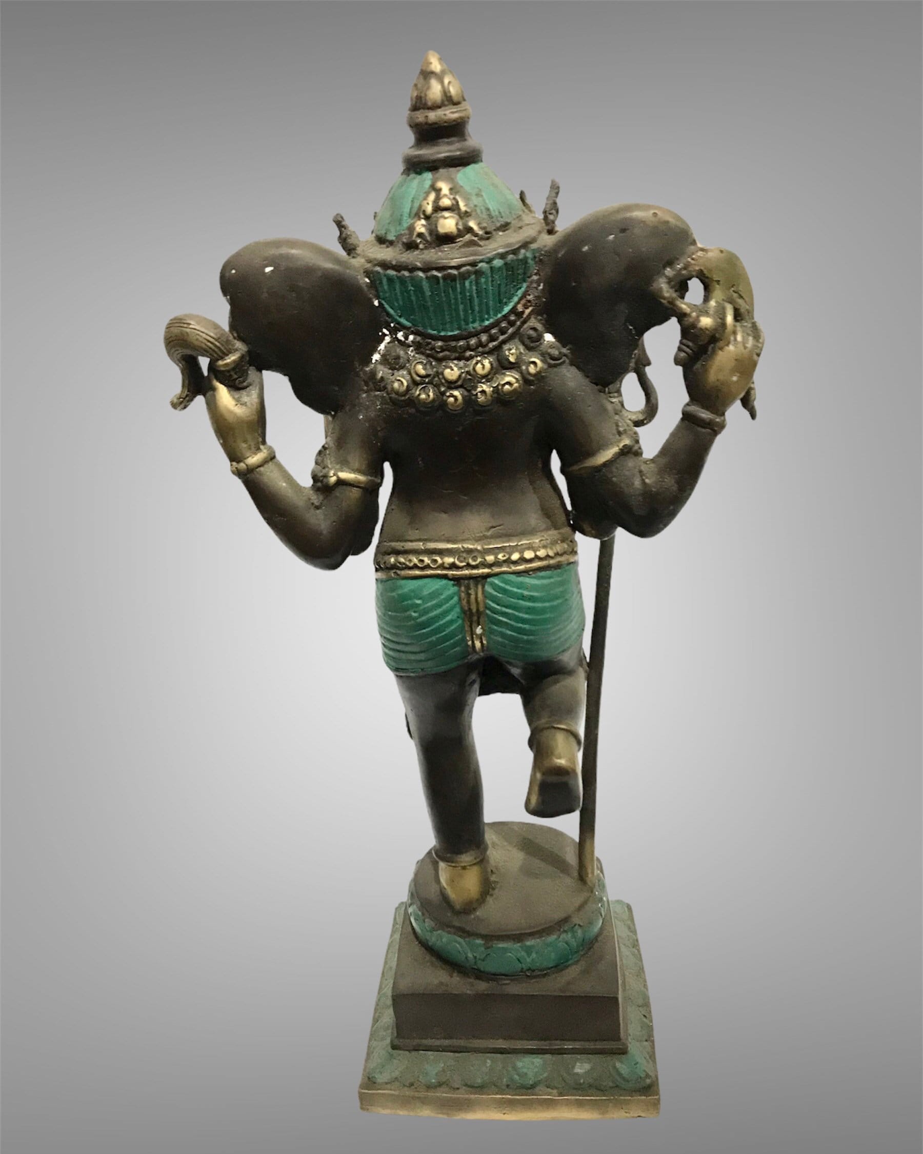 13 INCH Ganesh Trisula, Bronze Ganesh, Lord of Ganesh, Balinese ...